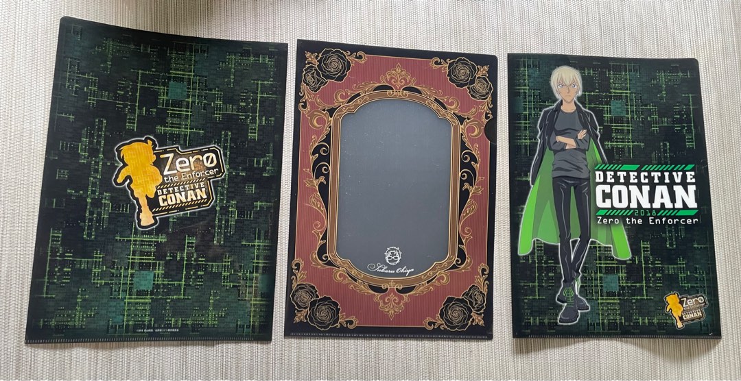Detective Conan One Piece Anime Folder Merch, Hobbies & Toys ...