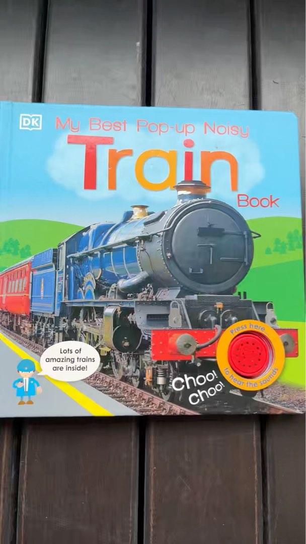 DK My Best Pop-up Noisy Train Book, Hobbies & Toys, Books & Magazines ...