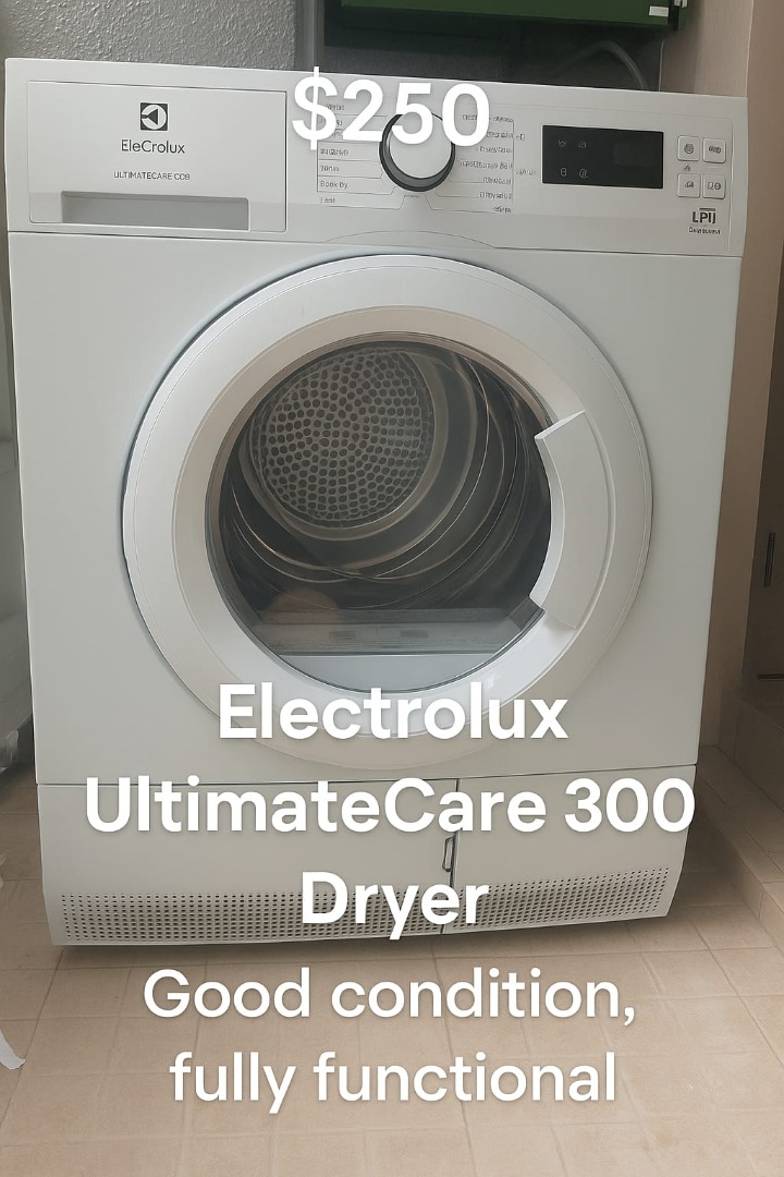 Electrolux UltimateCare 300 dryer, TV & Home Appliances, Washing ...