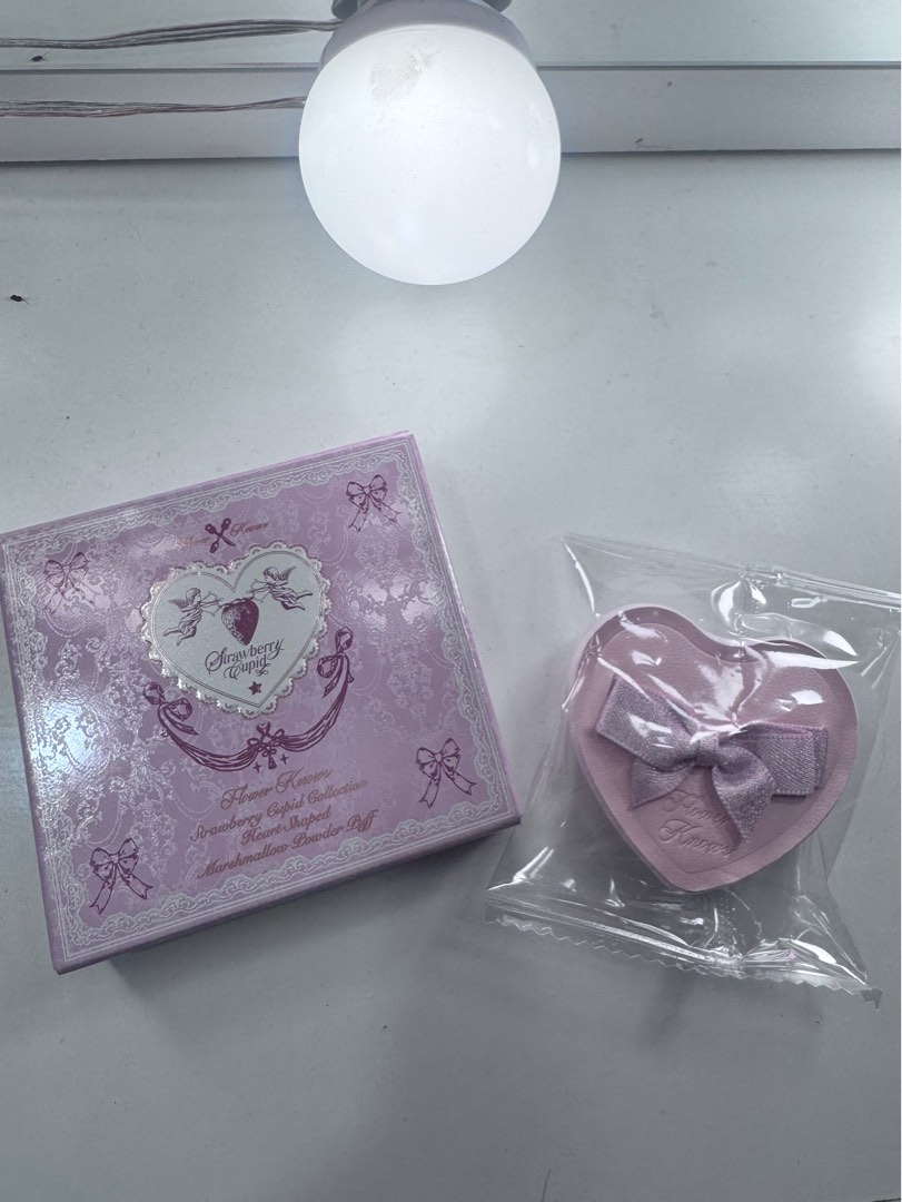 Flower Knows Heart Powder Puff, Beauty & Personal Care, Face, Makeup on ...
