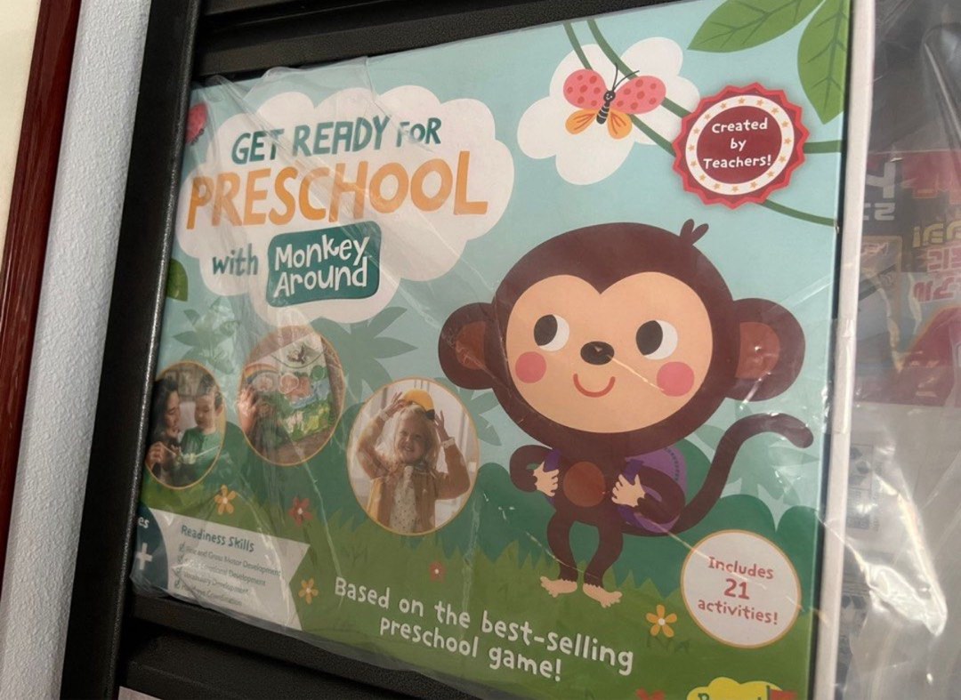 Get ready for preschool with monkey around board game, Hobbies & Toys, Toys & Games on Carousell