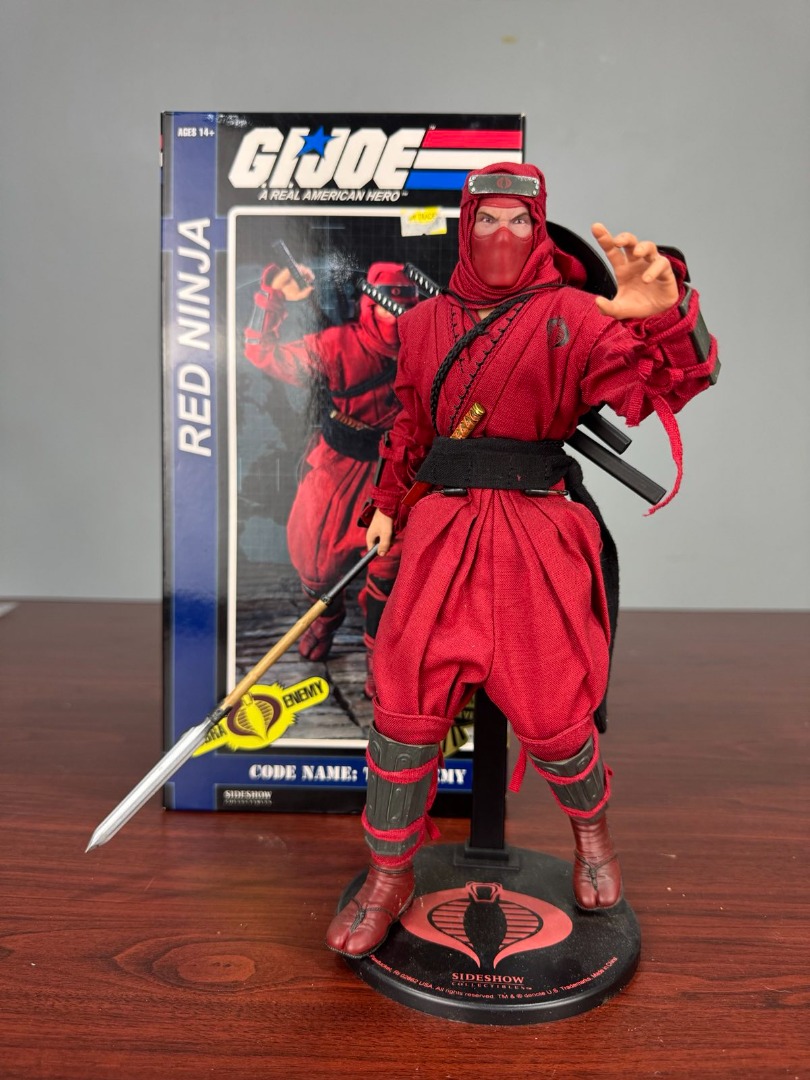 GI JOE RED NINJA SIDESHOW COLLECTIBLES, Hobbies & Toys, Toys & Games on ...