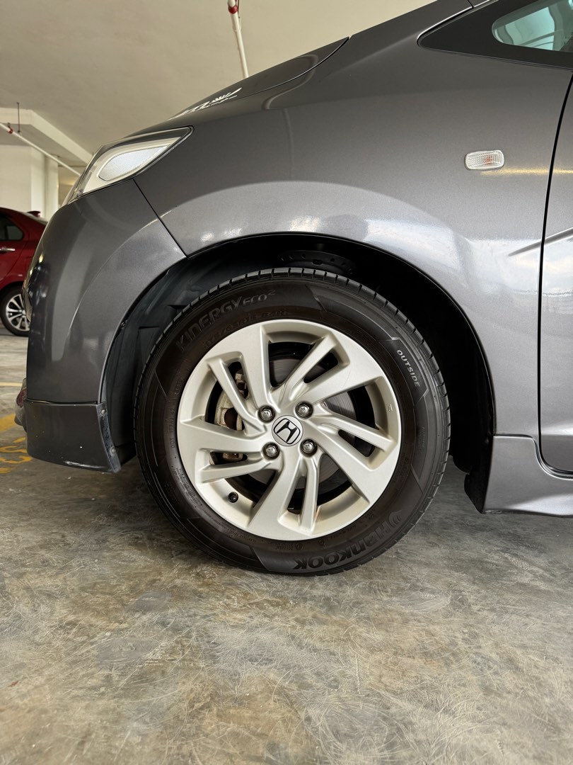 Honda Jazz E-Spec Rims with Tyres, Auto Accessories on Carousell