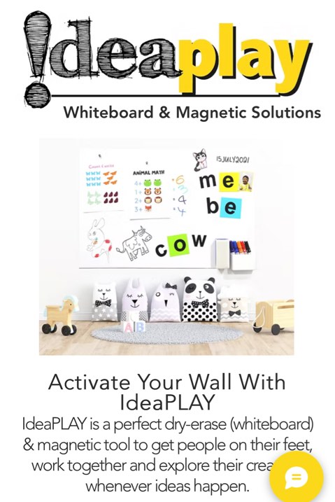 IdeaPlay Whiteboard Magnetic Board (M), Babies & Kids, Baby Nursery ...