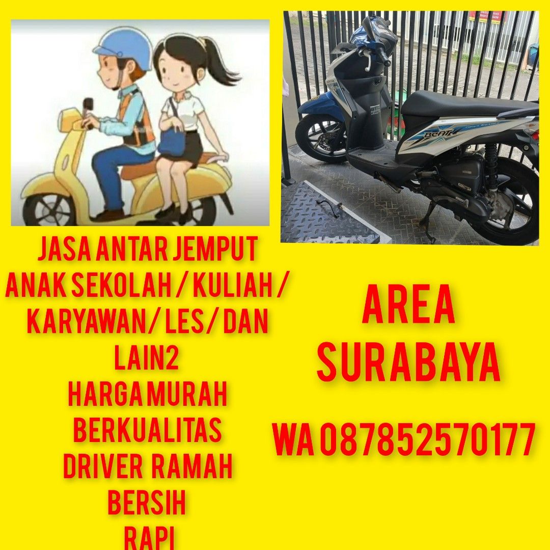 Jasa Antar Jemput Sekolah / Karyawan / Kuliah / Les dll Area Surabaya ...
