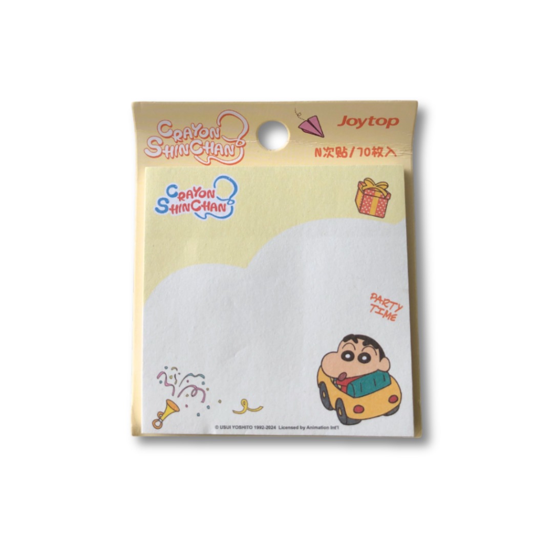 Joytop Sticky Notes Lucu Warna Putih Kuning Crayon Shinchan, Memo ...
