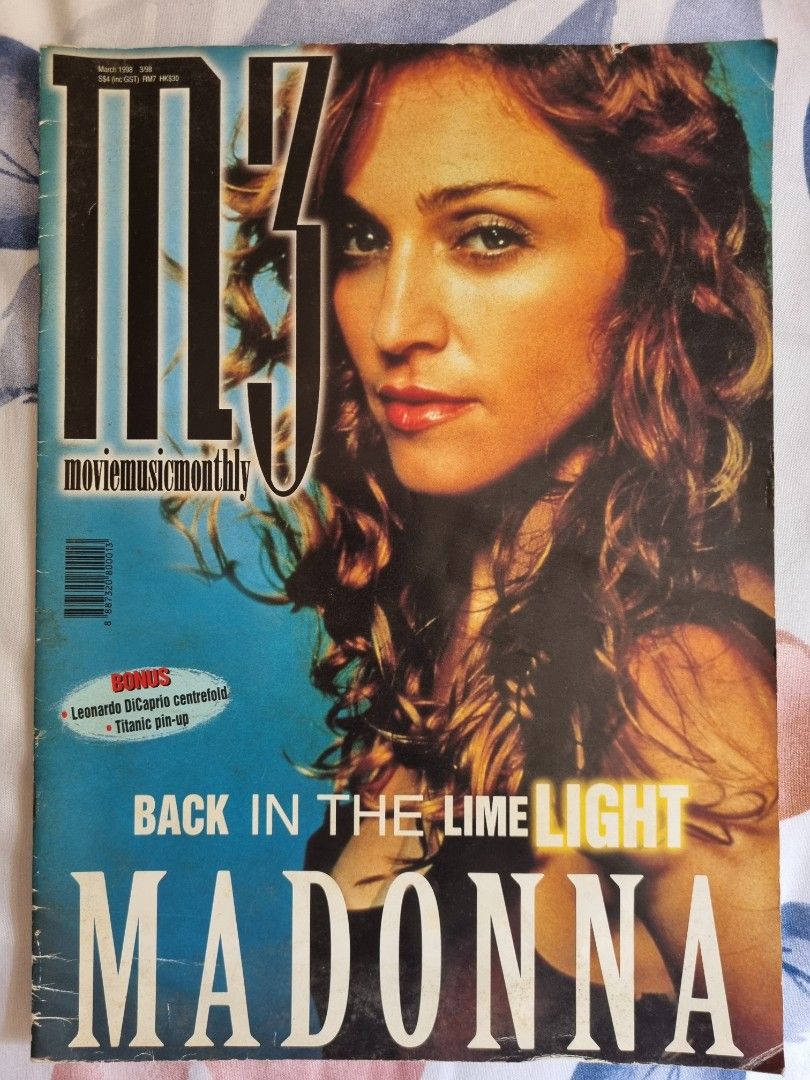 Madonna - M3 Magazine Ray Of Light Elle Harper's Bazaar Veronica ...