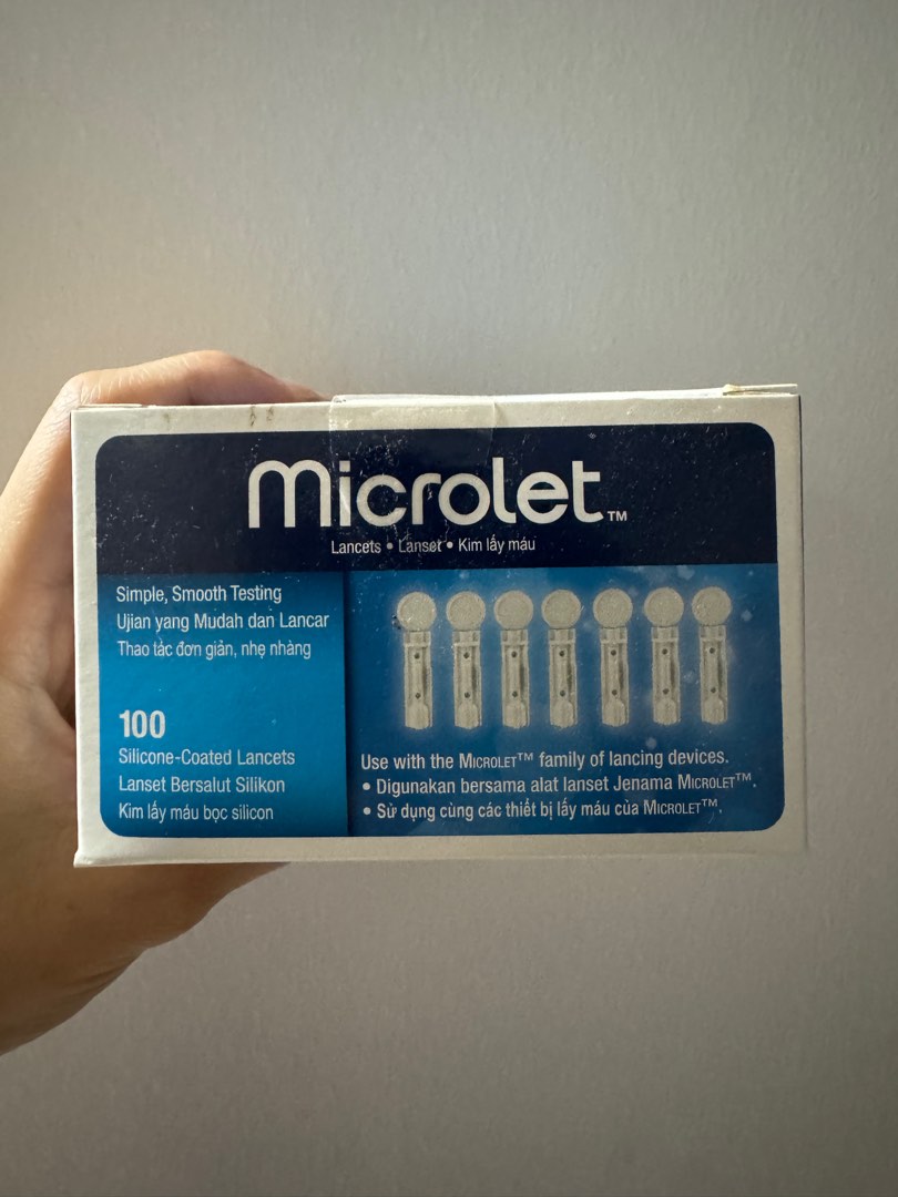 Microlet (Compatible Contour Plus Blood Glucose Test Strips), Health ...