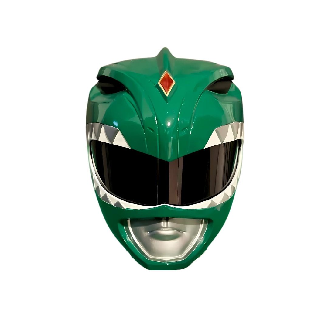 Mighty Morphin Power Rangers Green Ranger Cosplay Prop Helmet ...