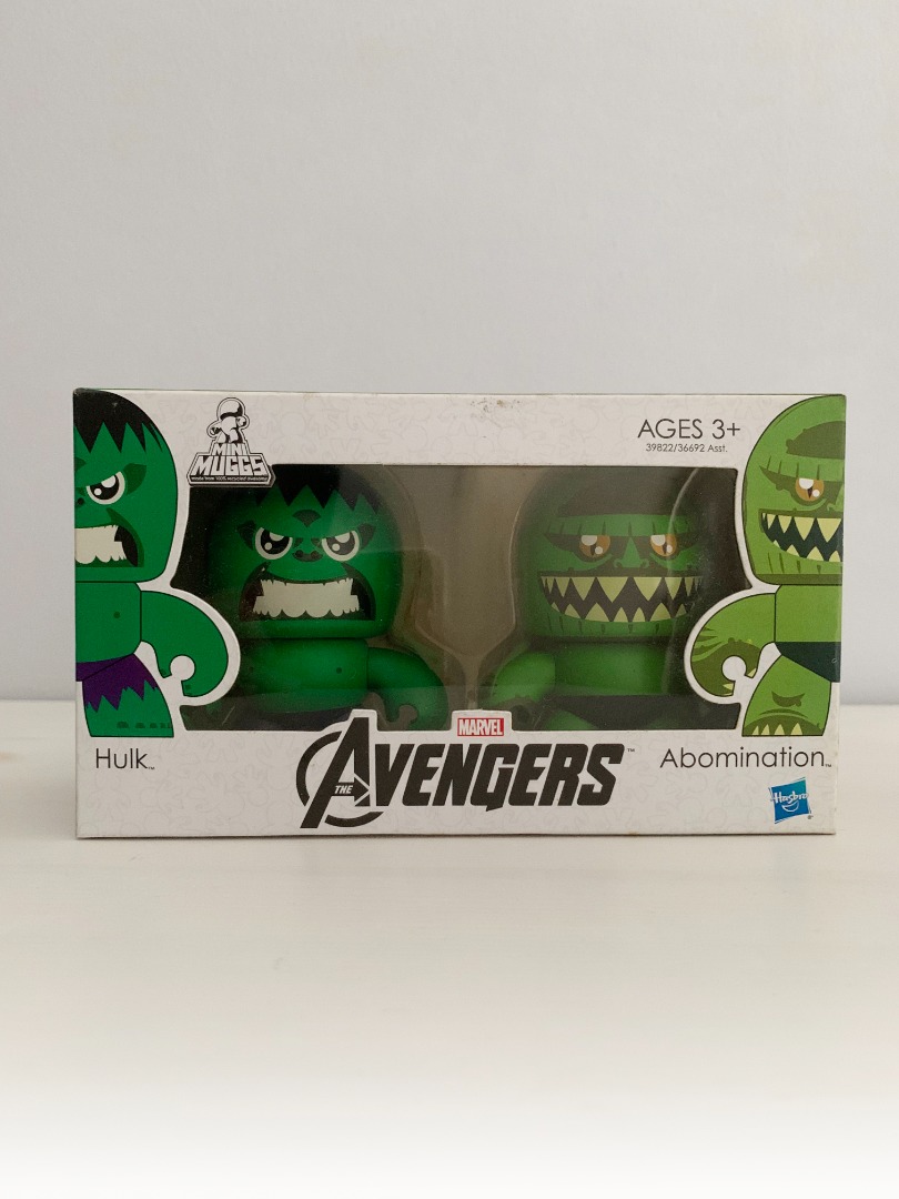 Mini Muggs x Marvel Avengers - Hulk & Abomination, Hobbies & Toys, Toys ...