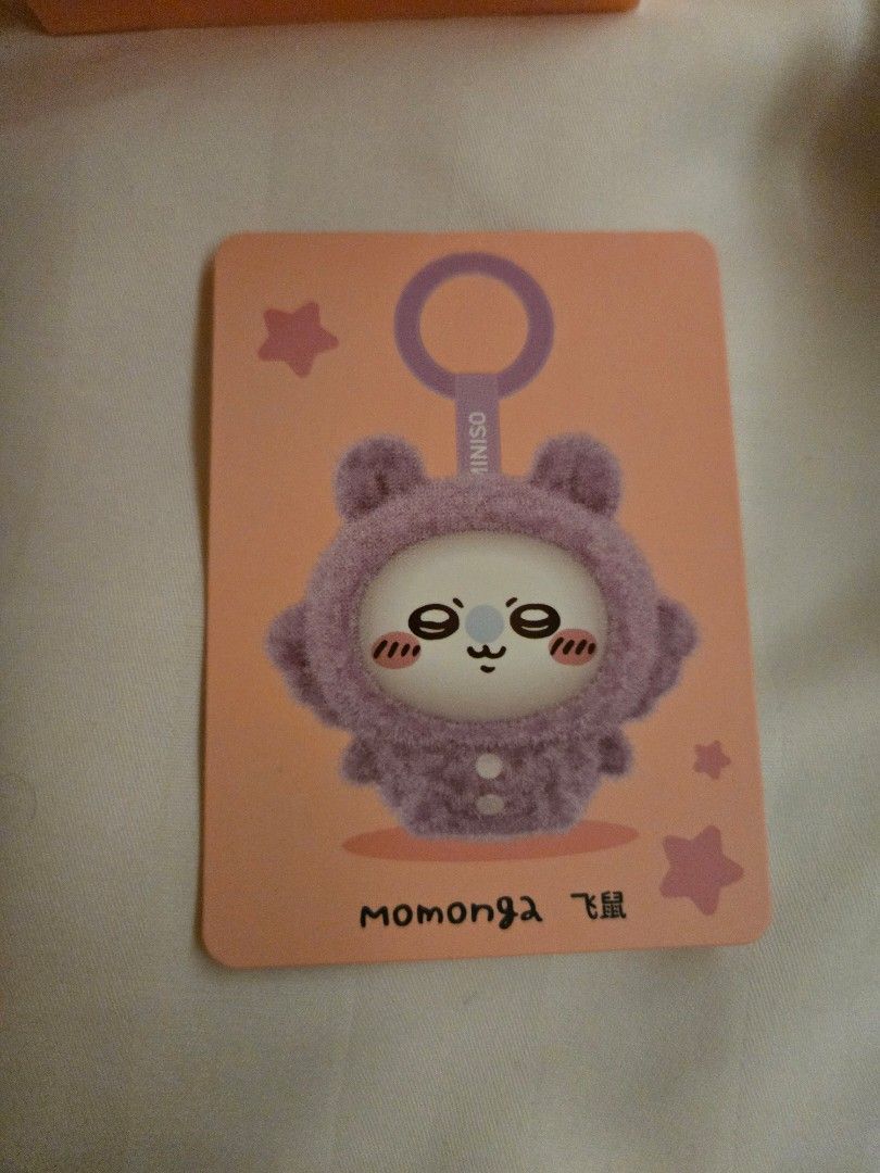 Miniso chiikawa momonga $18, Hobbies & Toys, Toys & Games on Carousell