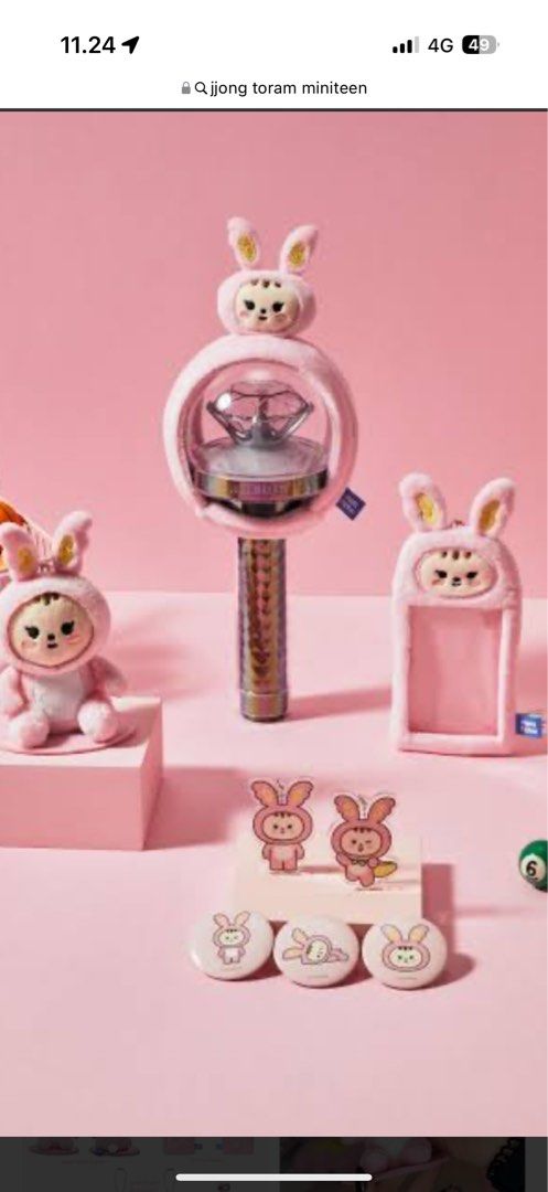 Miniteen Light Stick Cover Seventeen- Jjongtoram, K-Wave di Carousell