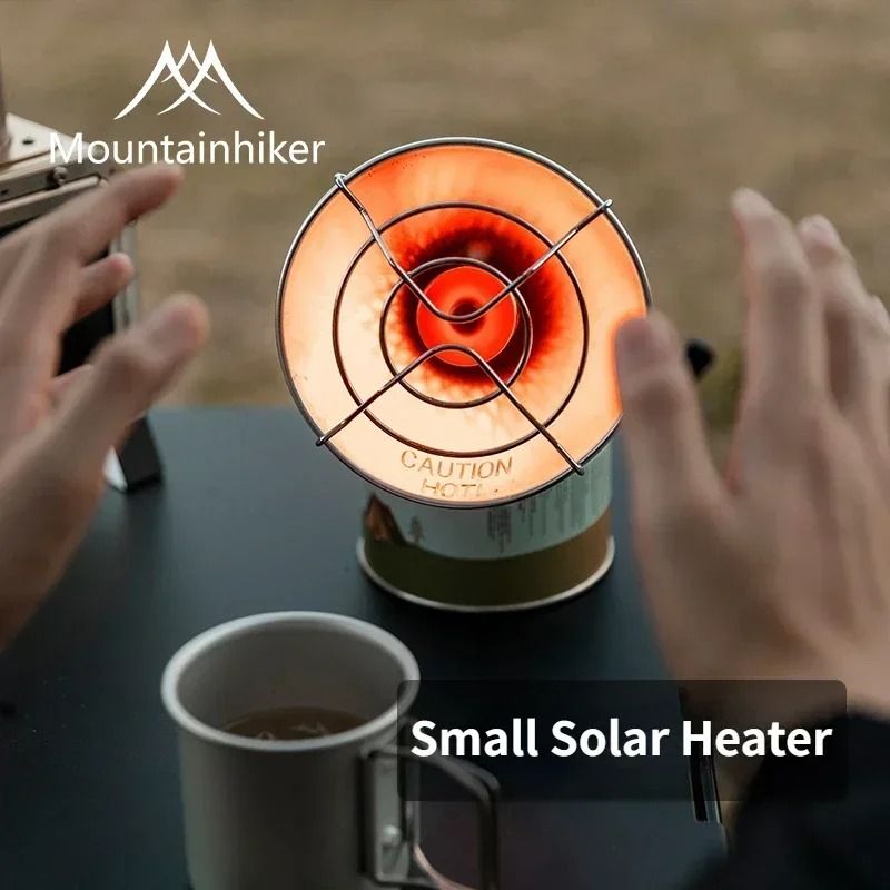 MOUNTAINHIKER Portable Mini Sun Gas Heating Stove Solar Heater Outdoor ...