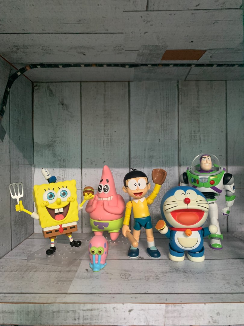 NENDOROID SPONGEBOB,SHF DORAEMON,FRS BUZZ (FIGMA/MAFEX), Hobbies & Toys ...