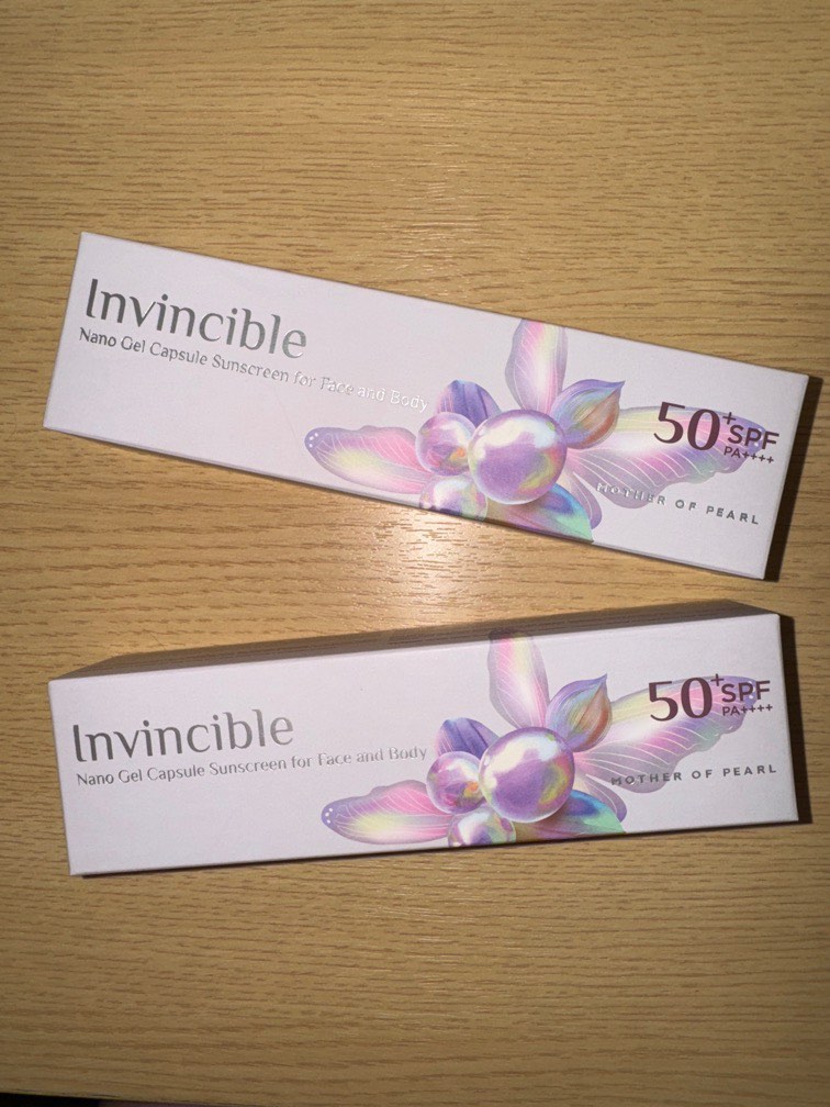 [NEW & SEALED] MOP - Invincible Nano Gel Capsule Sunscreen Acne Prone ...