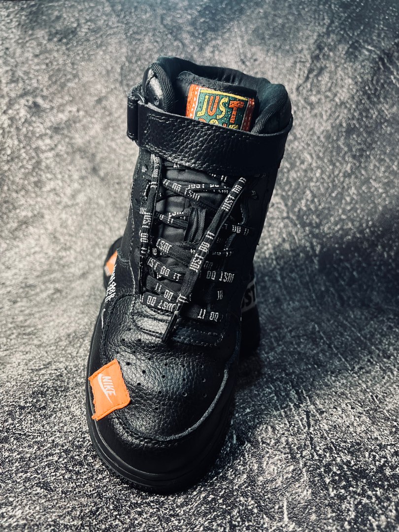 Nike air force 1 mid / AF1 mid just do it series, Fesyen Pria, Sepatu ...