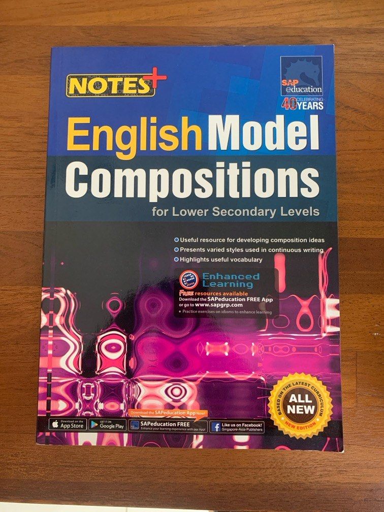 NOTES+ English Model Compositions For Lower Secondary Levels, Hobbies ...