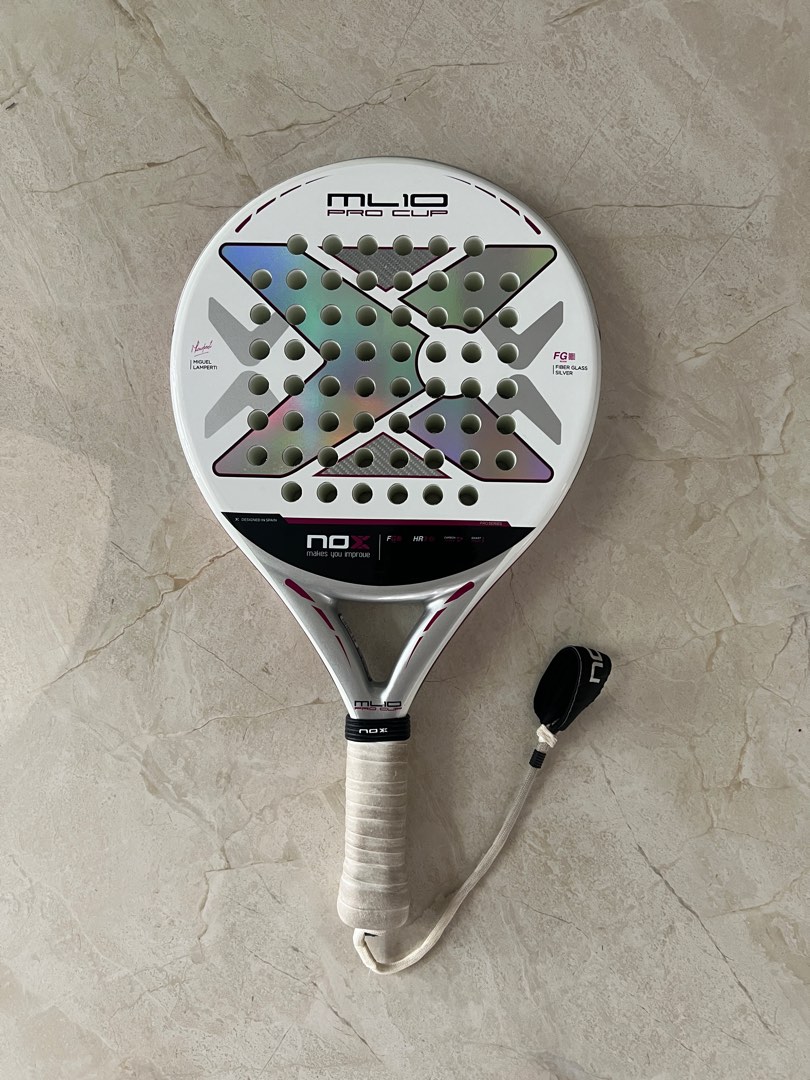 NOX ML10 PRO CUP SILVER By Miguel Lamperti 2025 - The Master of Control Padel Raket, Olah Raga ...