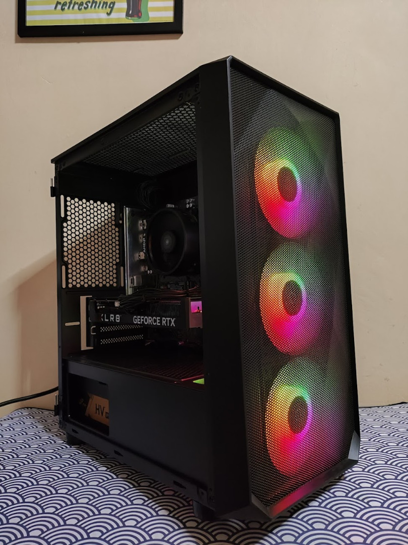 [PC] RTX 4060 Ti | Ryzen 5 7500F | DDR5 16GB | mATX custom pc custom computer monitor gaming pc ...