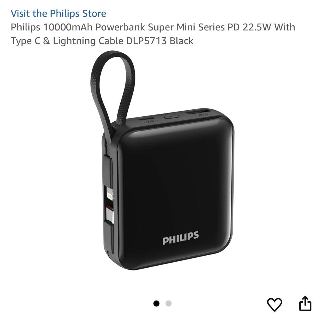 Philips Power Bank 10000mAh, Mobile Phones & Gadgets, Other Gadgets on ...