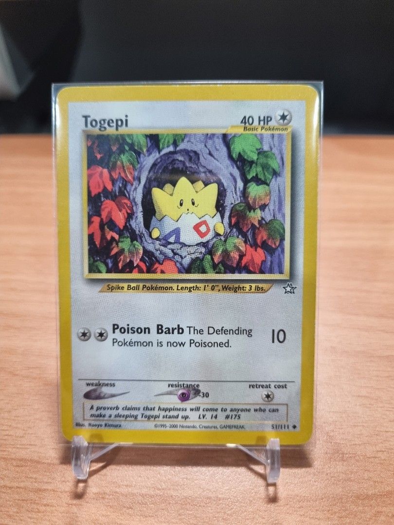 Pokemon Cute Togepi Common Neo Genesis 51/111 Card, Hobbies & Toys ...