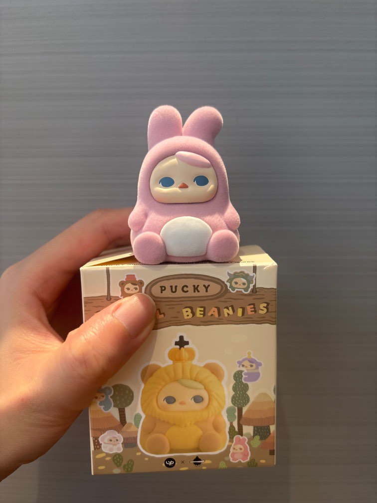 Popmart pucky animal beanies blind box series figures, Hobbies & Toys ...