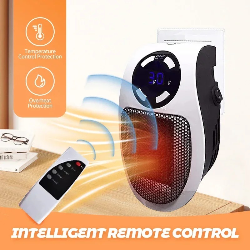 Portable Heater Electric Heater Plug-in Room Heater Home Appliance ...