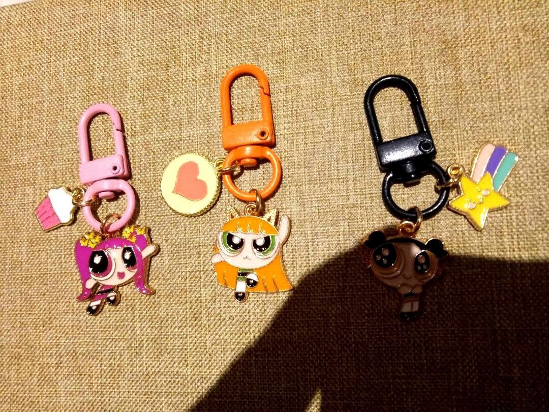 PPG Powerpuff Girls New Jeans Keychain Haerin, Hobbies & Toys ...