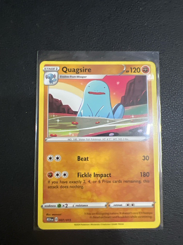 Quagsire Pokemon TCG Card, Hobbies & Toys, Toys & Games on Carousell