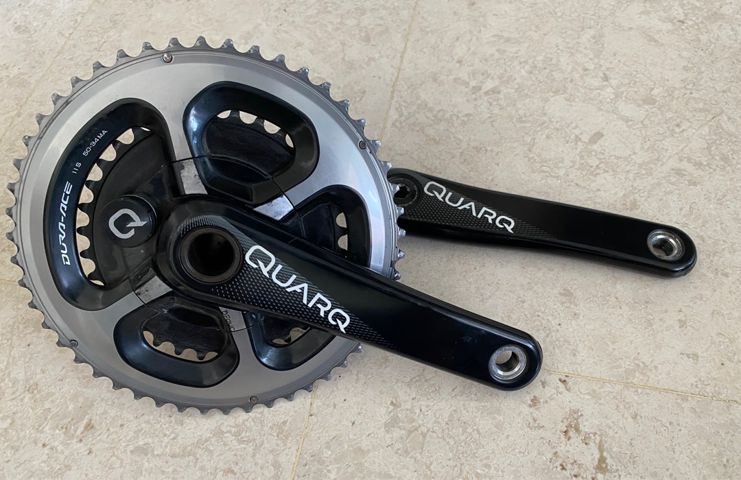 Quarq DFour power meter & Dura Ace FC9000 50-34 chain rings, Sports ...