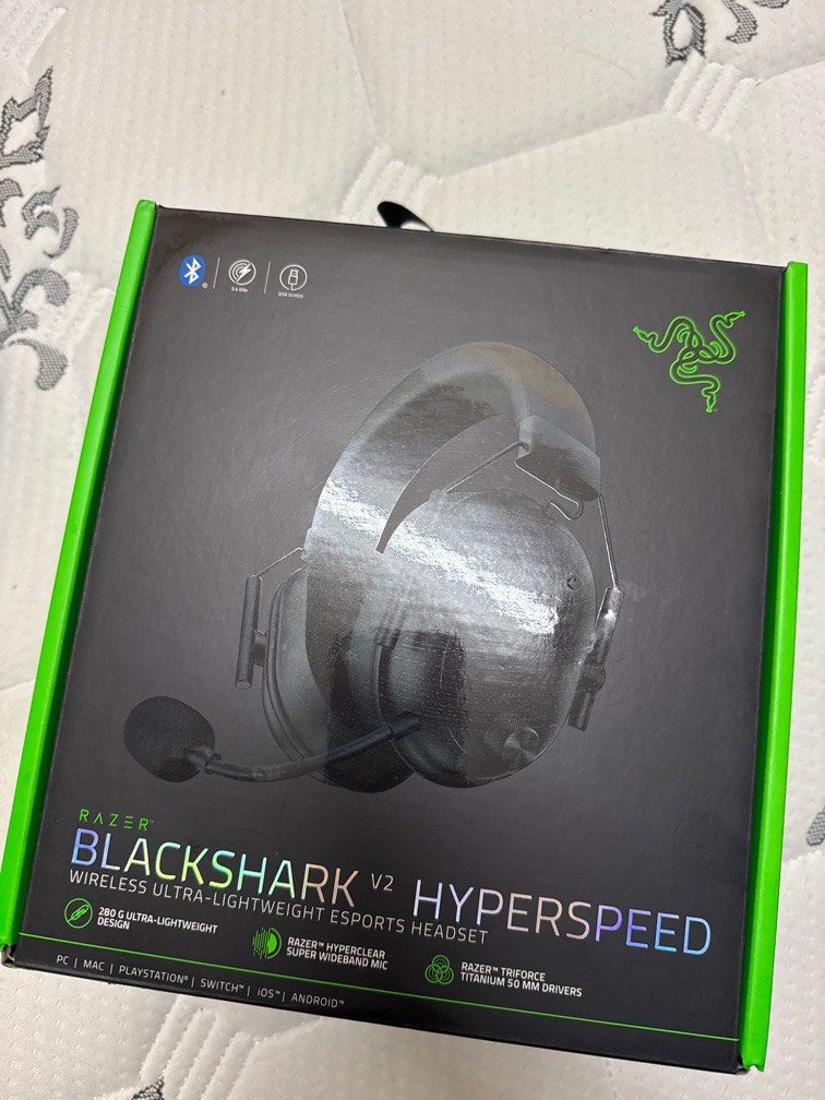 RAZER BLACKSHARK V2 HYPERSPEED, Audio, Headphones & Headsets on Carousell