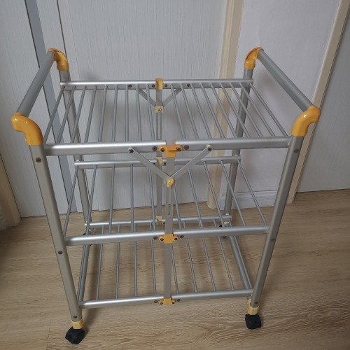 Roman Foldable Storage Shelves on Wheels, Furniture & Home Living ...