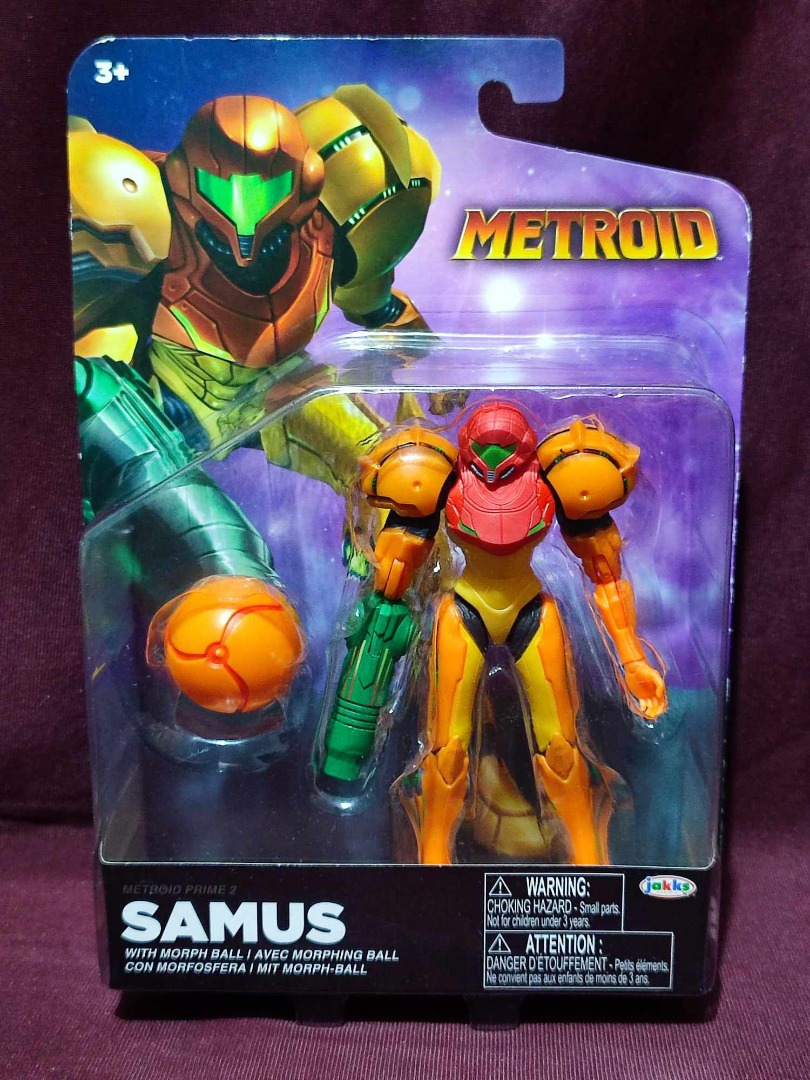 SAMUS, sealed - Jakks Pacific Nintendo Metroid w/ Morph Ball, Hobbies ...
