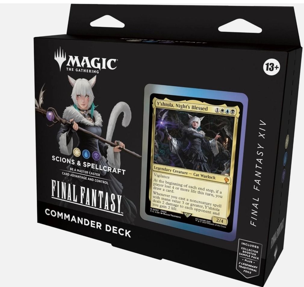 SCIONS AND SPELLCRAFT FF MTG Final Fantasy precon Commander deck FIN ...