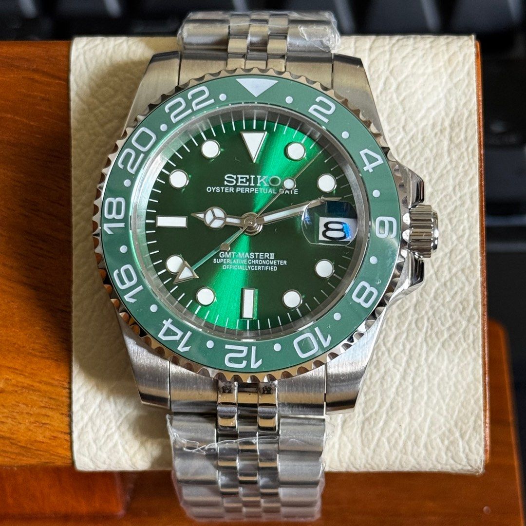Seiko Hulk GMT NH34 Dual Time Zone Exclusive Edition El Clasico, Fesyen ...