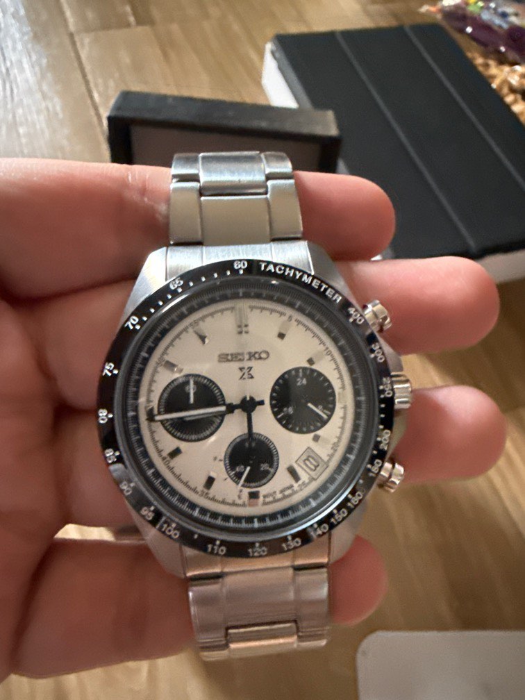 Seiko Mod Prospex SpeedTimer, Fesyen Pria, Jam Tangan di Carousell