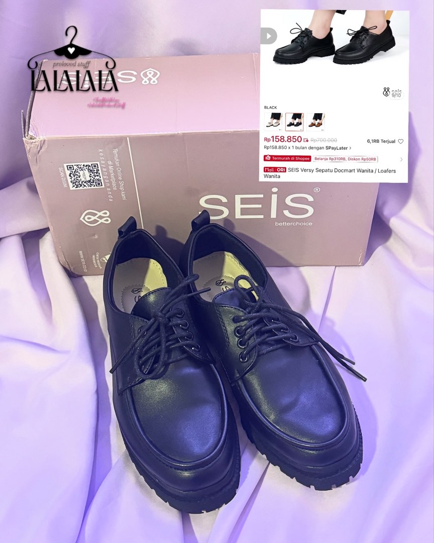 SEIS Loafers/ Docmart Shoes, Fesyen Wanita, Sepatu di Carousell