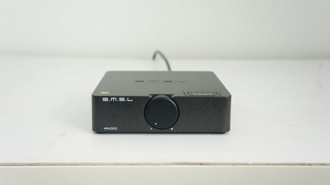 SMSL A100 Stereo Power Amplifier with Bluetooth and Sub Out, Audio ...