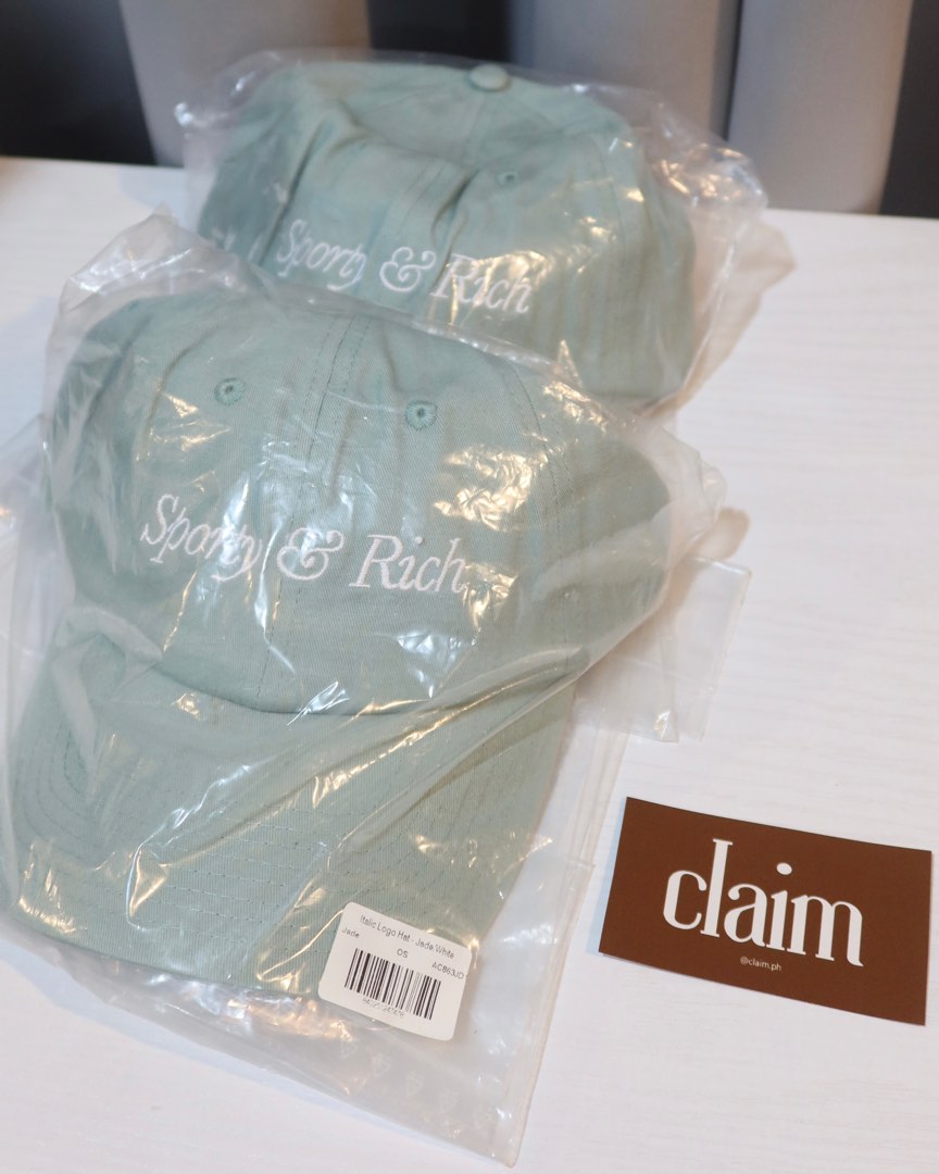 Sporty & Rich Cap Hat, Men's Fashion, Watches & Accessories, Caps ...