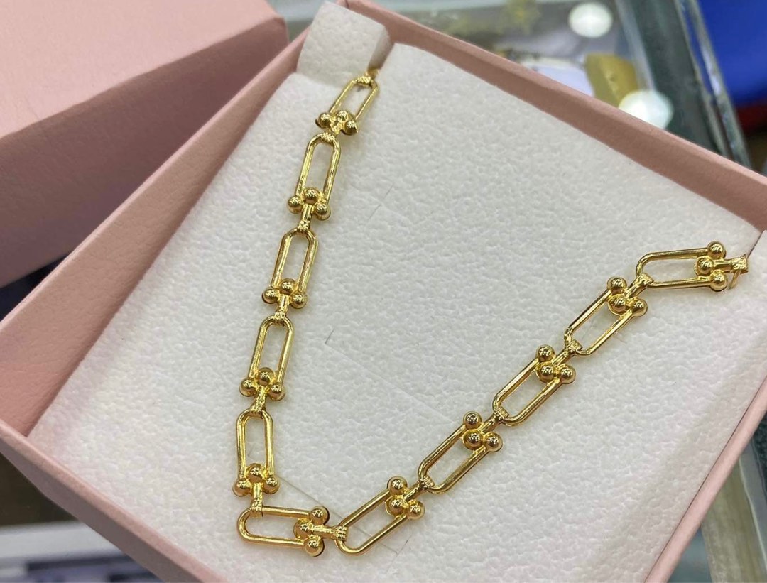 Tiffany & Co. Inspired Hardware Necklace, Women's Fashion, Jewelry ...