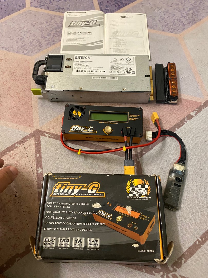 Tiny G Elangear lipo charger, Computers & Tech, Parts & Accessories, Chargers on Carousell