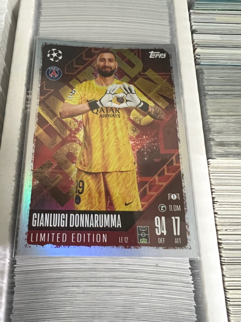 Topps Match Attax 2024/25 Gianluigi Donnarumma Limited Edition, Hobbies & Toys, Toys & Games on ...