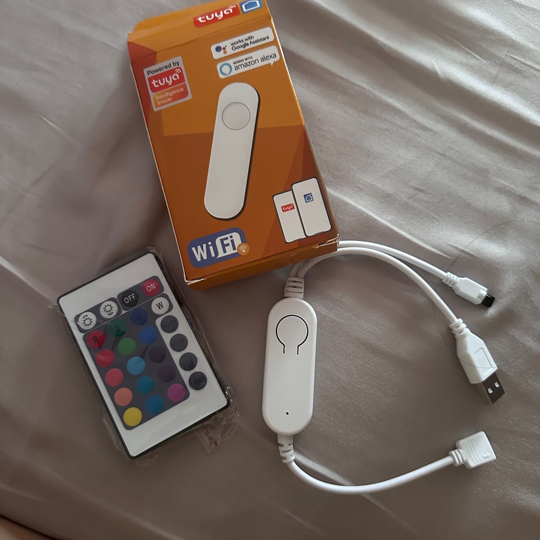 Tuya RGB LED light strip controller, Furniture & Home Living, Lighting ...