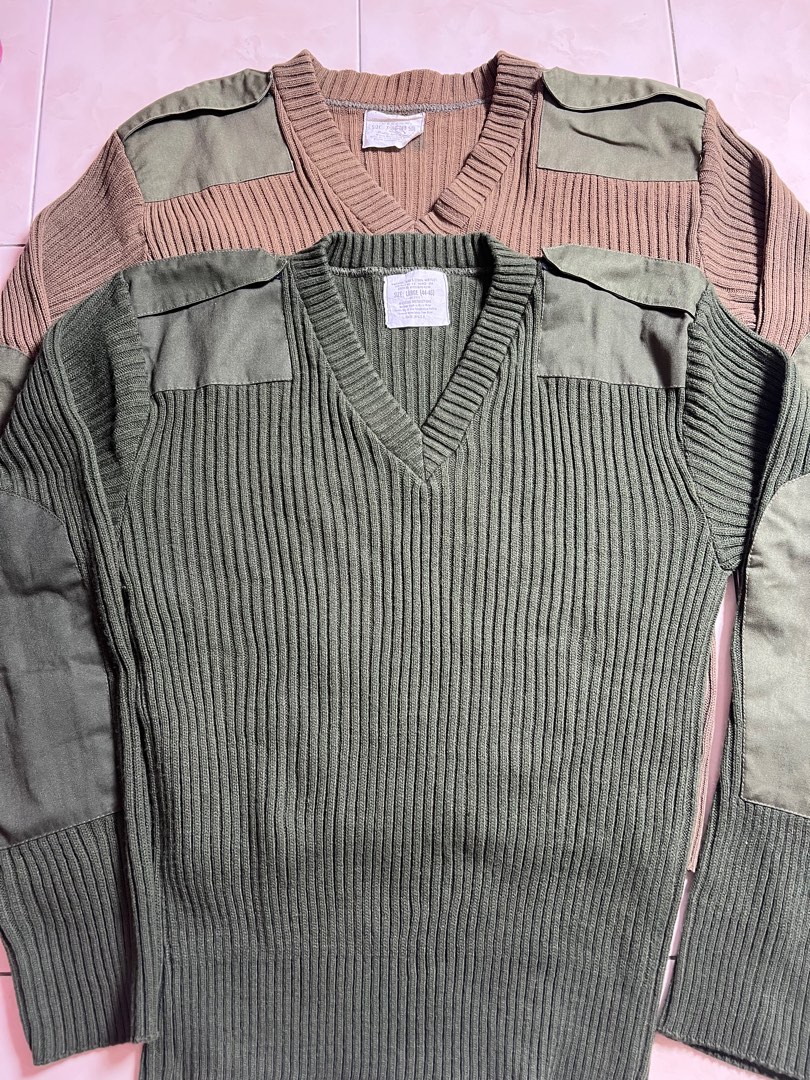 V-Neck Commando Sweater Man Army, Men's Fashion, Tops & Sets, Tshirts ...
