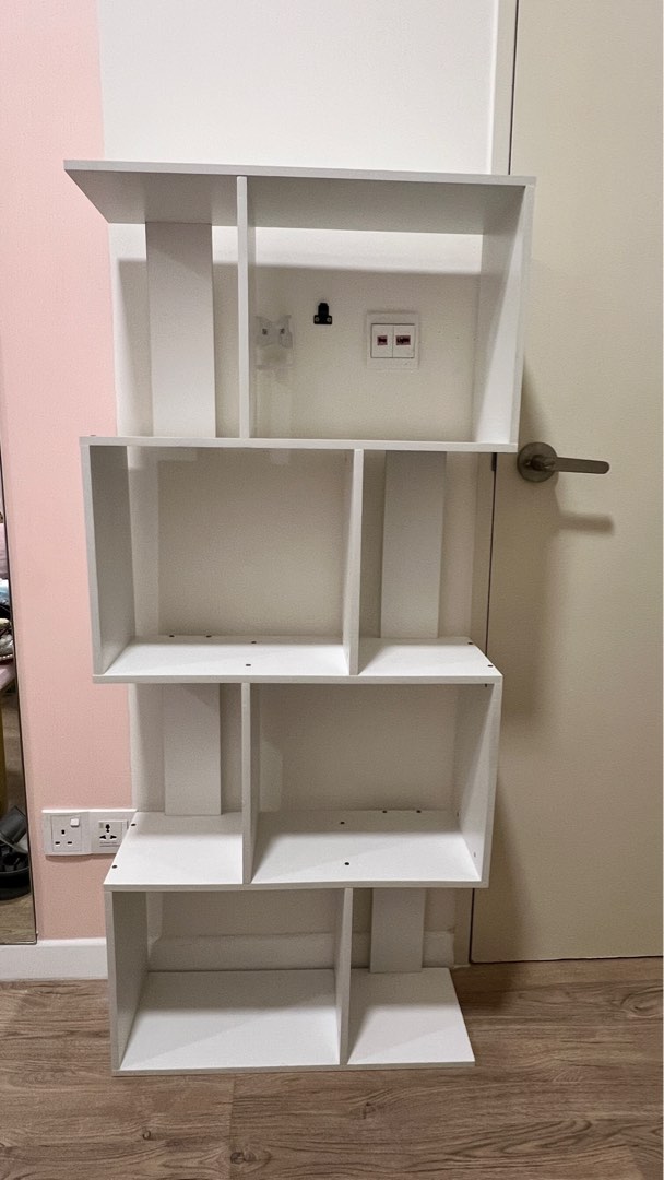 White Display Rack, Furniture & Home Living, Furniture, Shelves ...