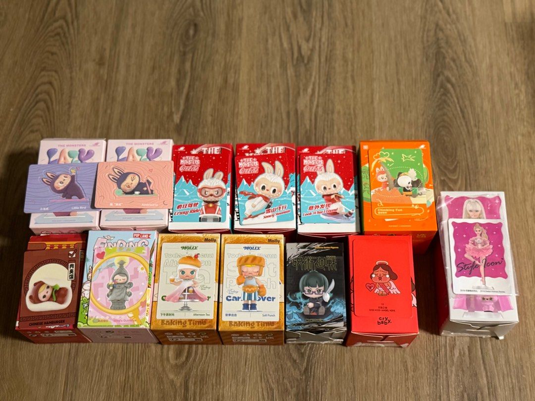 WTS: Assorted Pop Mart Blind Boxes - The Monsters Labubu, Molly, Pucky ...