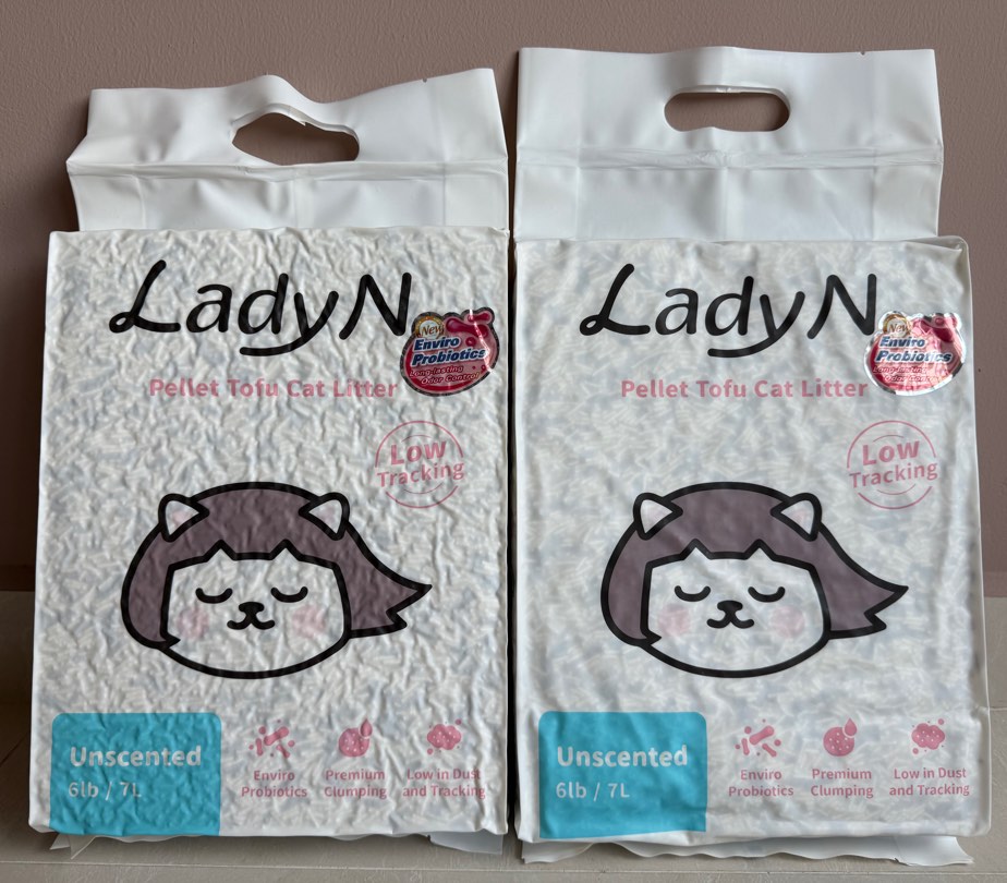 Lady N Pellet Tofu Cat Litter 6lb (Unscented), Pet Supplies, Health ...