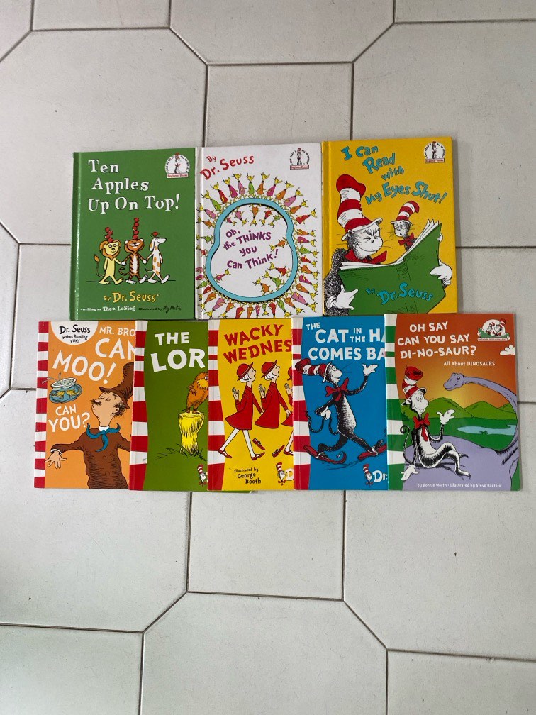 8 X ( bundled) Dr Seuss Books As Shown ( nursery to k1/2) CC, Hobbies ...