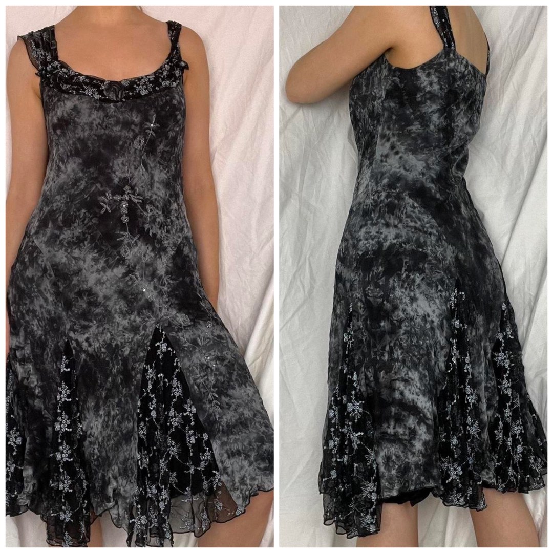 90s Per Una vintage dark coquette cottagecore y2k maxi dress roselle ...