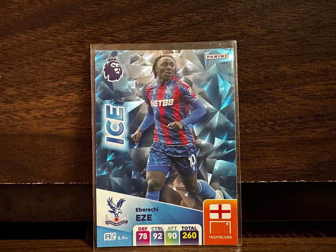 Adrenalyn XL 2025 football "EBERECHI EZE" #447 Crystal Palace Trading ...